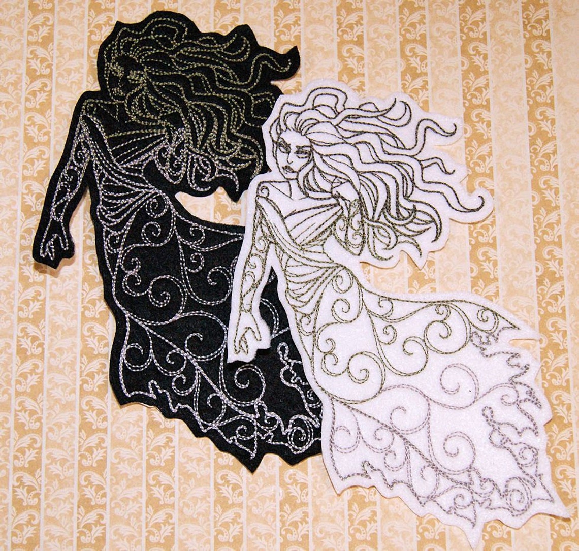 Banshee Irish Mythology Iron on Embroidery Patch Mtcoffinz - Etsy