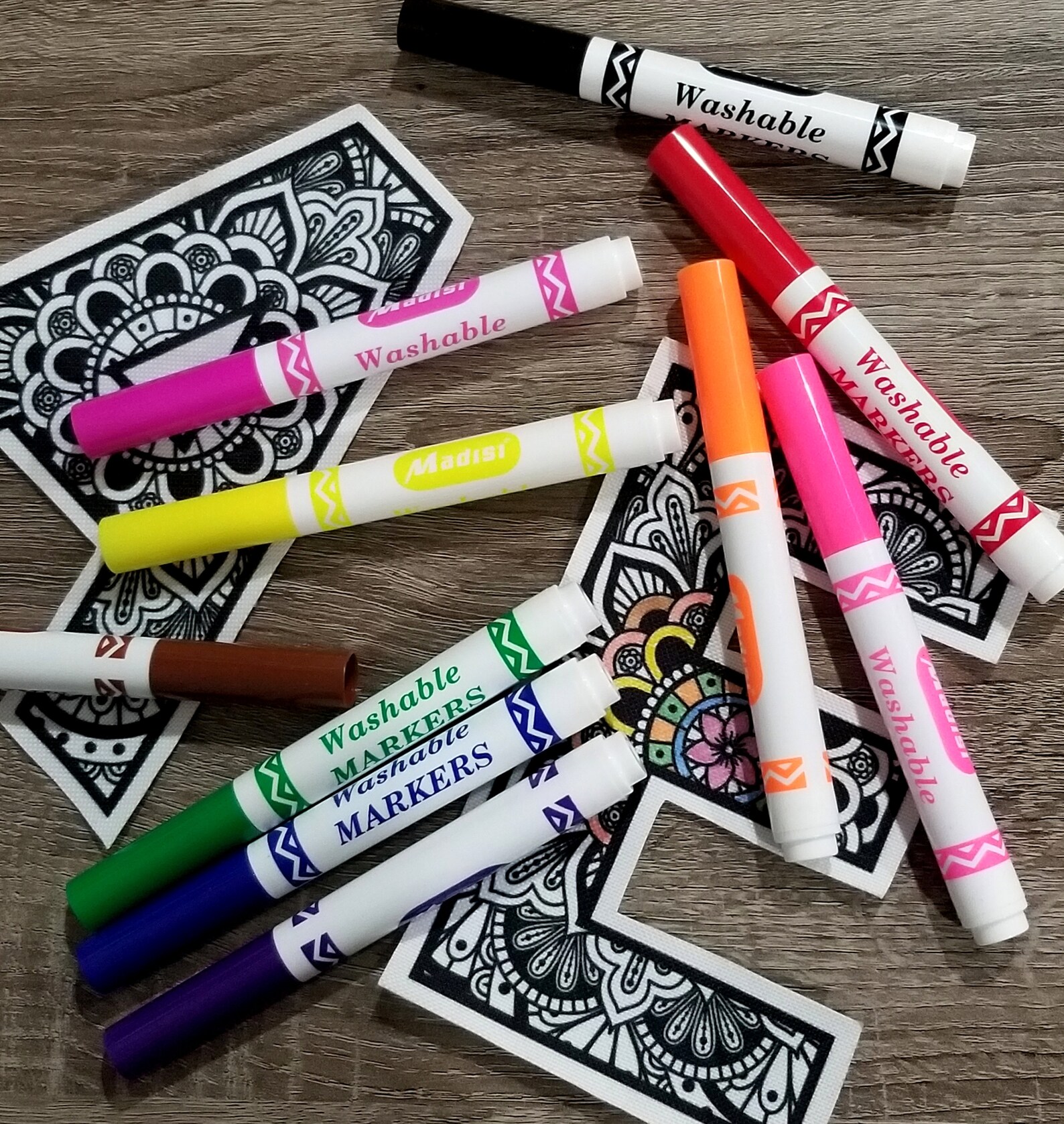 Color Fabric Markers Pack of Ten Machine Washable Finish | Etsy