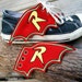 Modern Robin Logo Embroidered Shoe Wings Mtcoffinz - Etsy