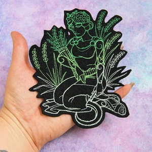Demeter Greek Goddess Iron on Embroidery Patch Mtcoffinz - - Choose ...