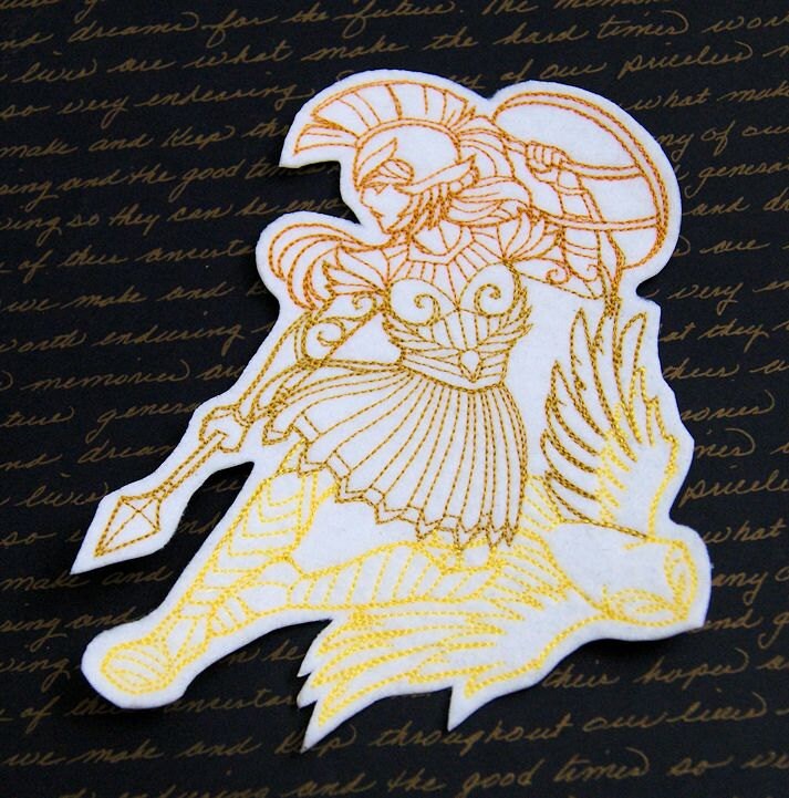 Athena Greek Goddess Iron on Embroidery Patch Mtcoffinz - Etsy