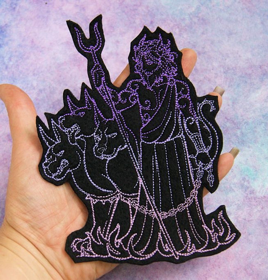 Hades Greek God Iron on Embroidery Patch Mtcoffinz - - Choose Size ...
