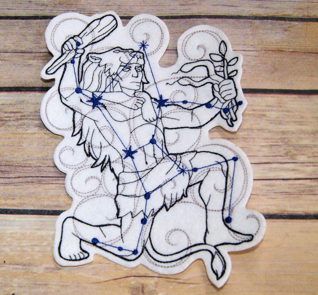 Hercules- Stellar Constellation - Iron on Embroidery Patch Mtcoffinz ...