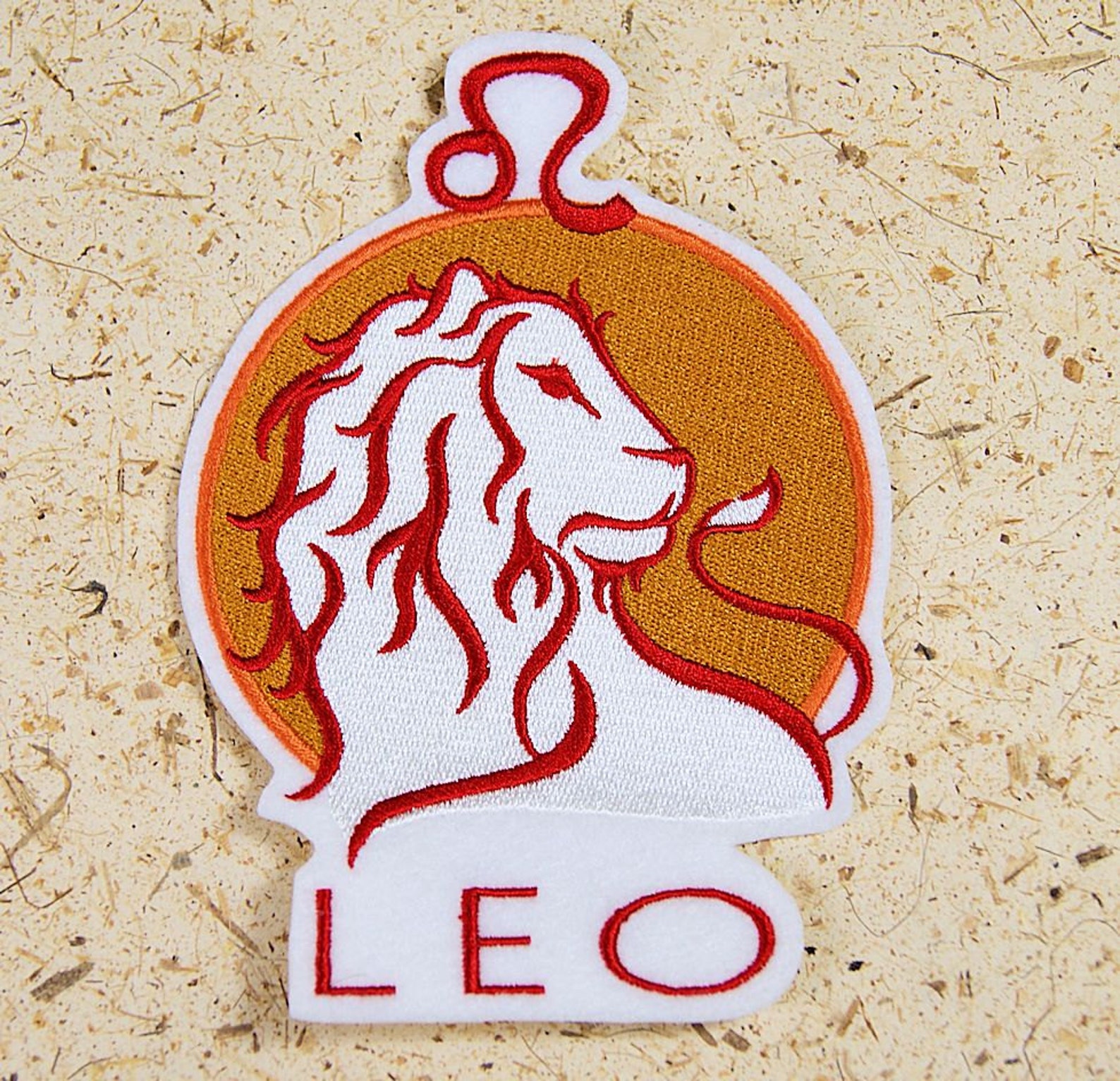 Leo the Lion Zodiac Iron on Embroidery Patch Mtcoffinz - Etsy