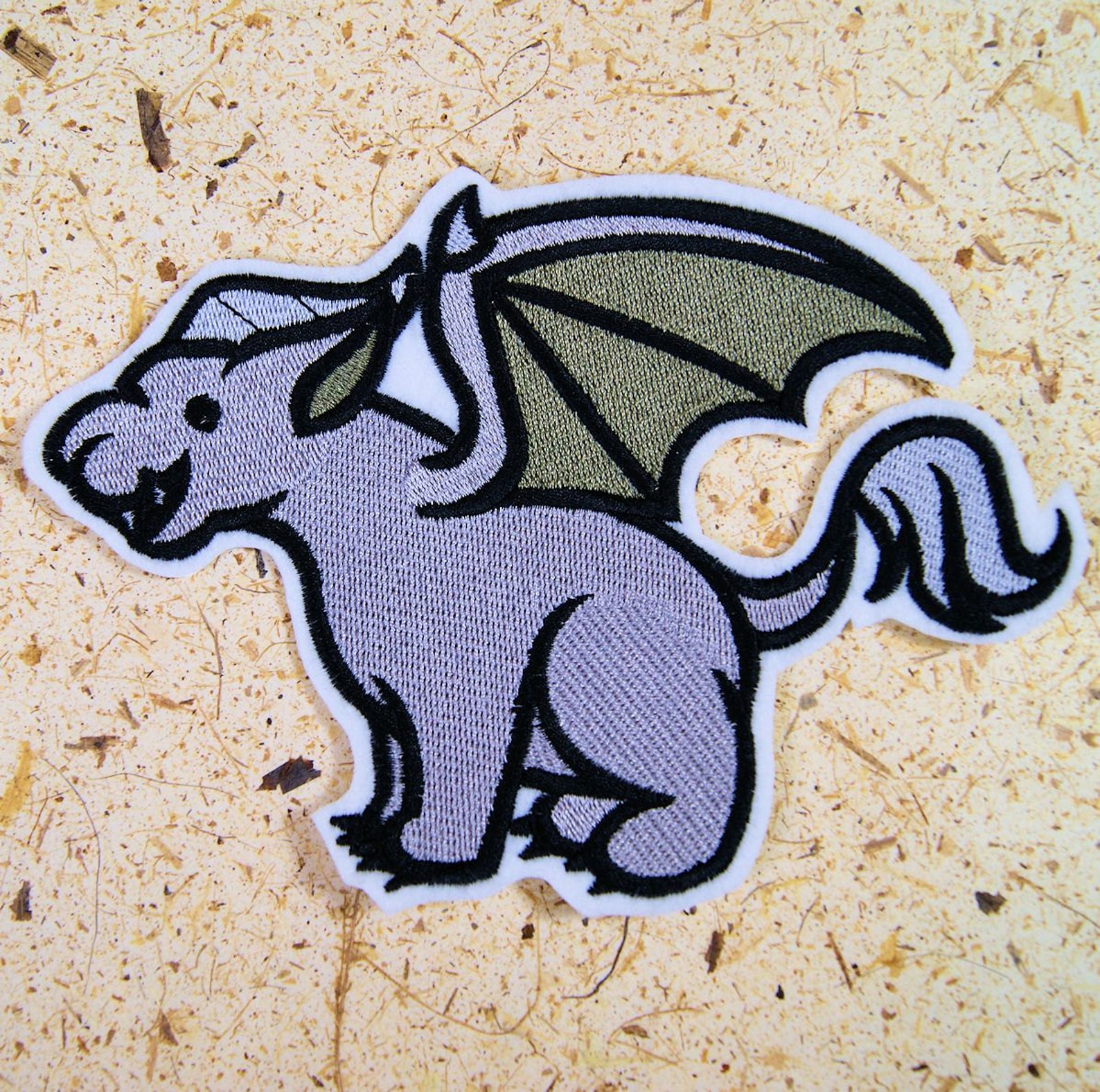 Gargoyle Monster Too Cute Cartoon Iron on Embroidery Patch Mtcoffinz ...
