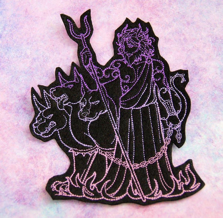 Hades Greek God Iron on Embroidery Patch Mtcoffinz Choose | Etsy
