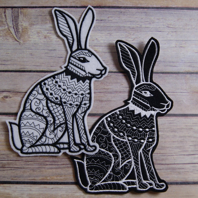Rabbit Patches - Etsy