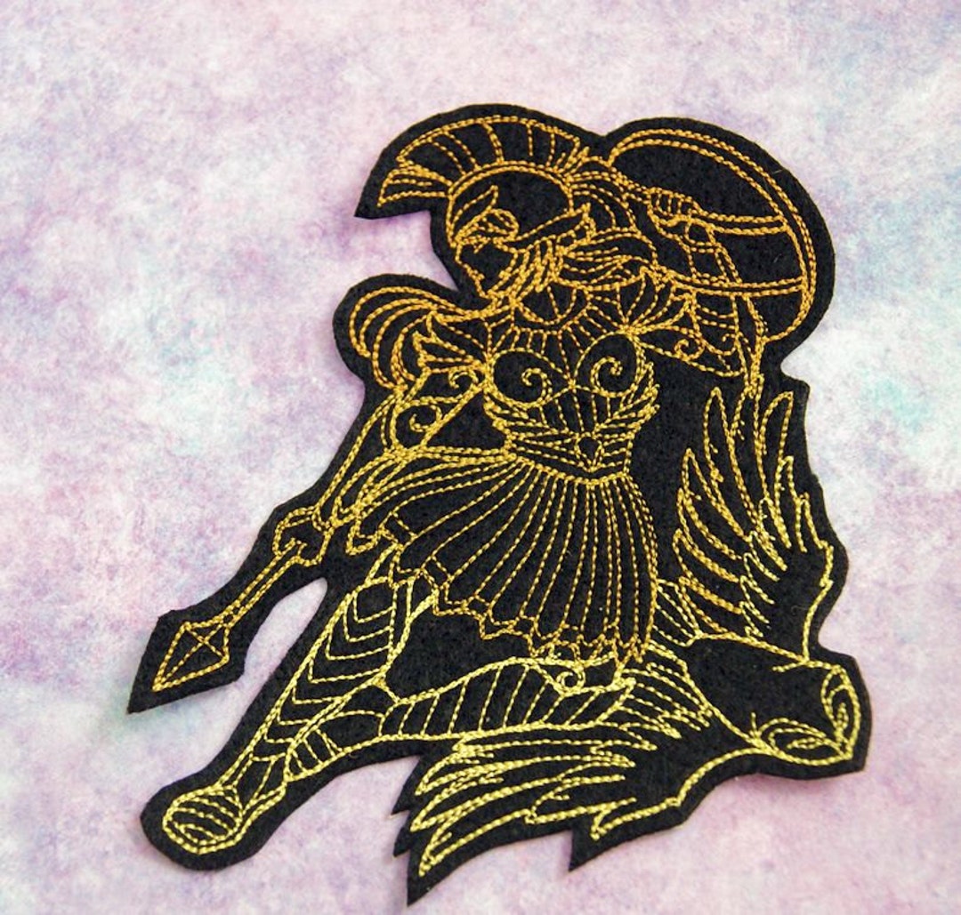 Athena Greek Goddess Iron on Embroidery Patch Mtcoffinz - - Choose Size ...
