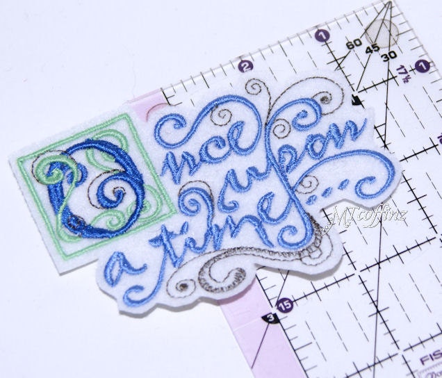 Once Upon a Time Fairy Tales Iron on Embroidery Patch Mtcoffinz (black ...