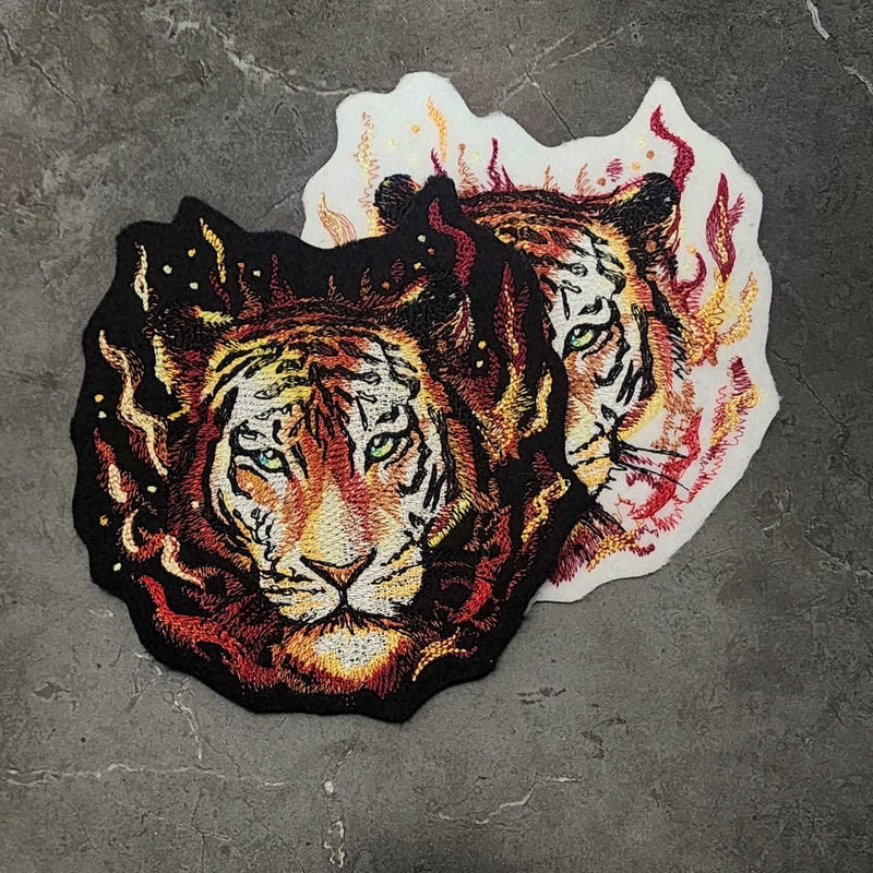 Tiger Patch - Etsy