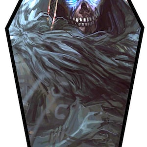 CUSTOM Coffin Shaped Back Patch - I Will Make ANY Picture Into an Iron ...