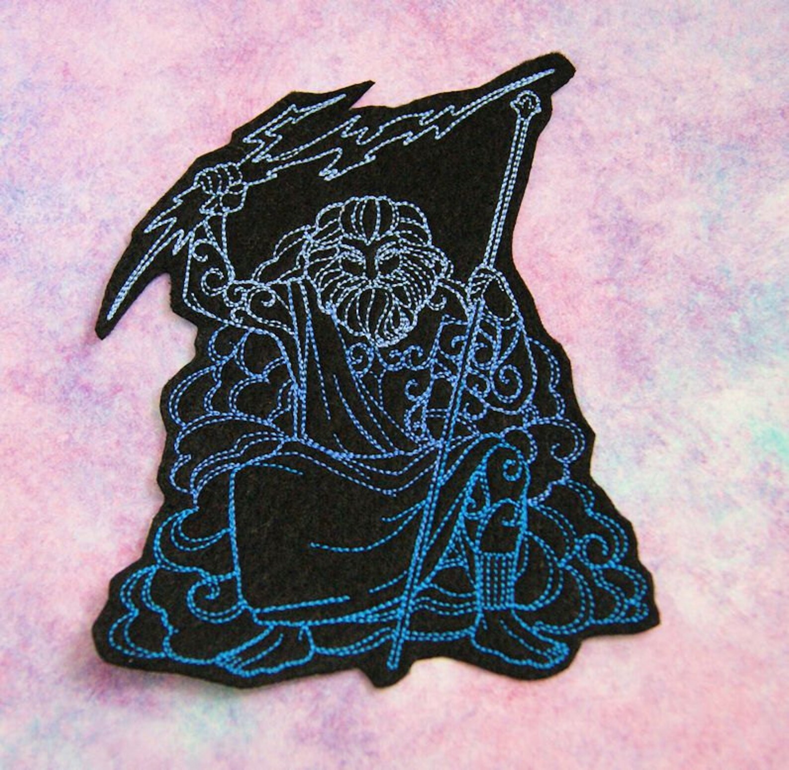 Zeus Greek God Iron on Embroidery Patch Mtcoffinz Choose | Etsy