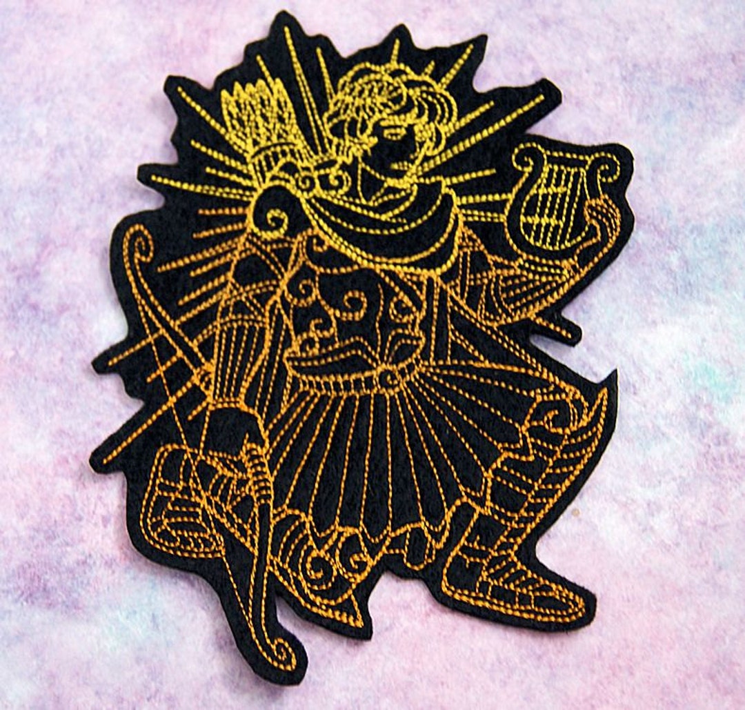 Apollo Patch Greek God Iron on Embroidery Patch Mtcoffinz - - Choose ...