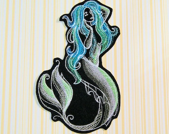 Mermaid Patch | Etsy