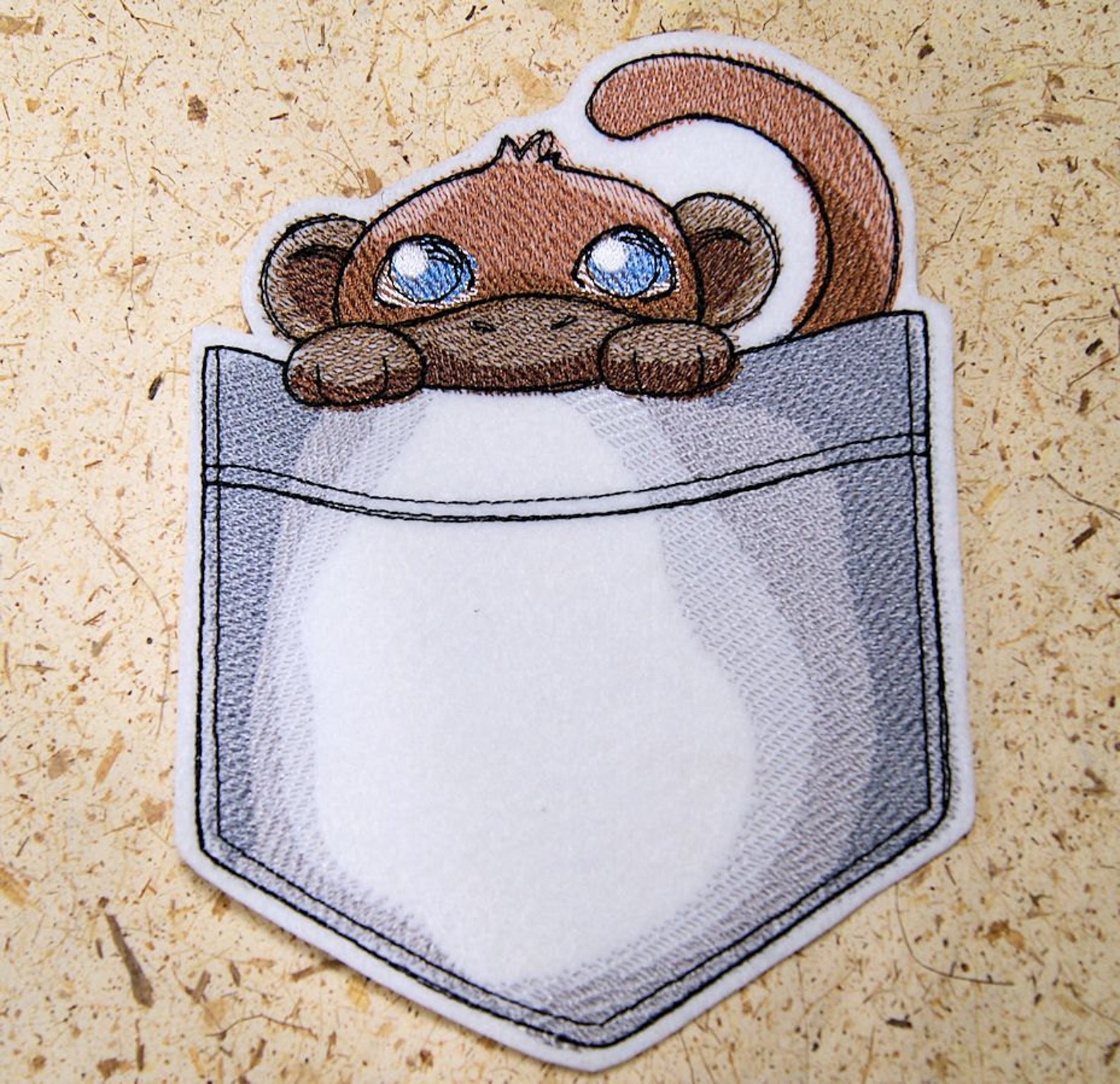 Pocket Monster Baby Monkey Iron on Embroidery Patch Mtcoffinz - Choose ...