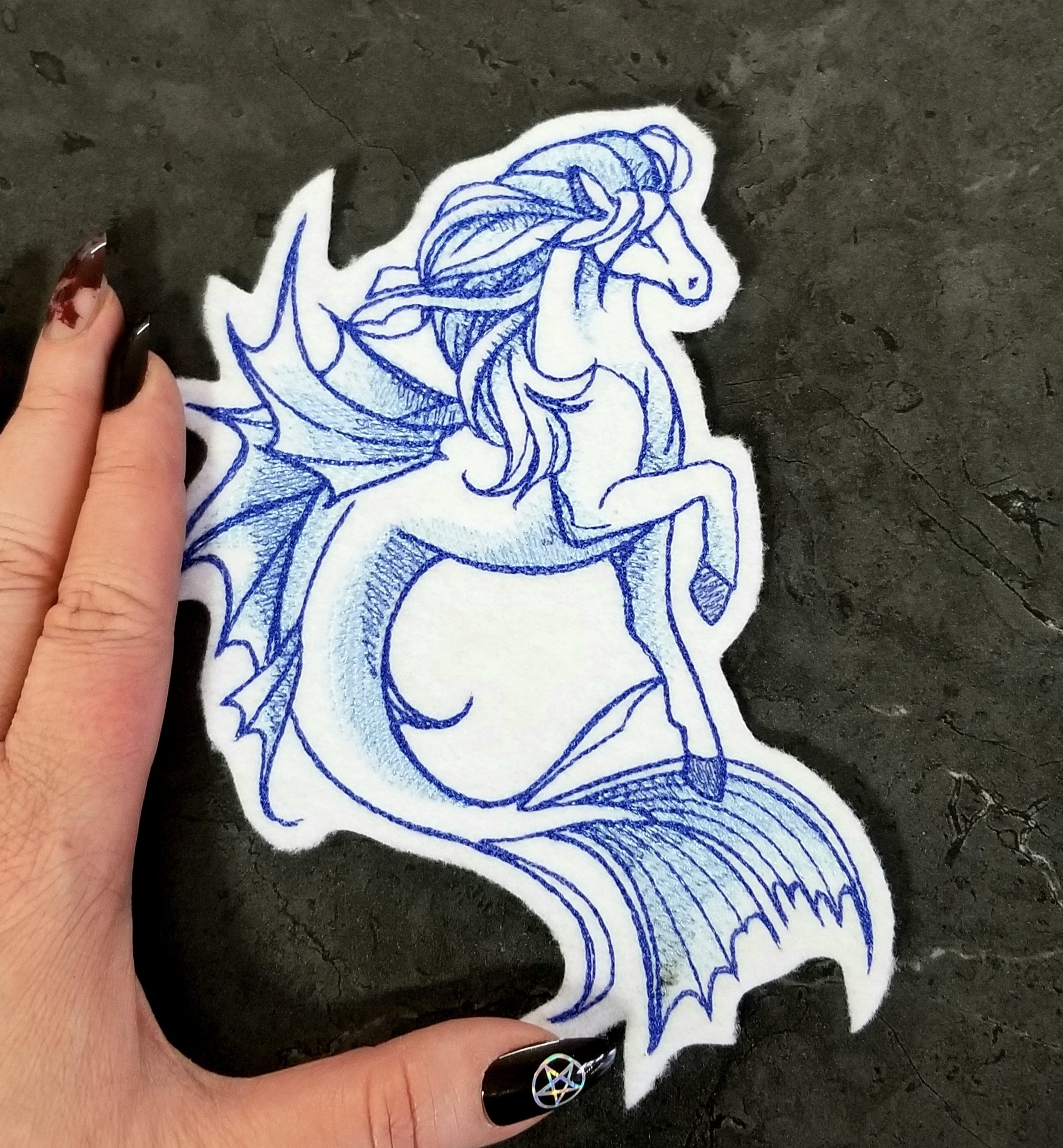 Hippocampus Mythology Drawings