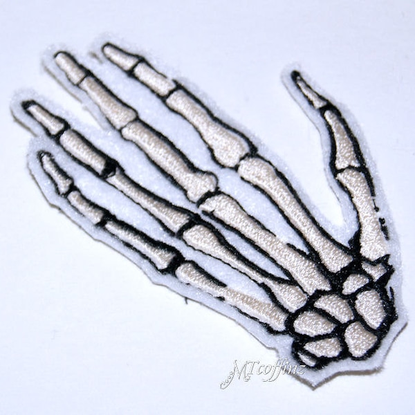 Iron on Patch Skeleton - Etsy