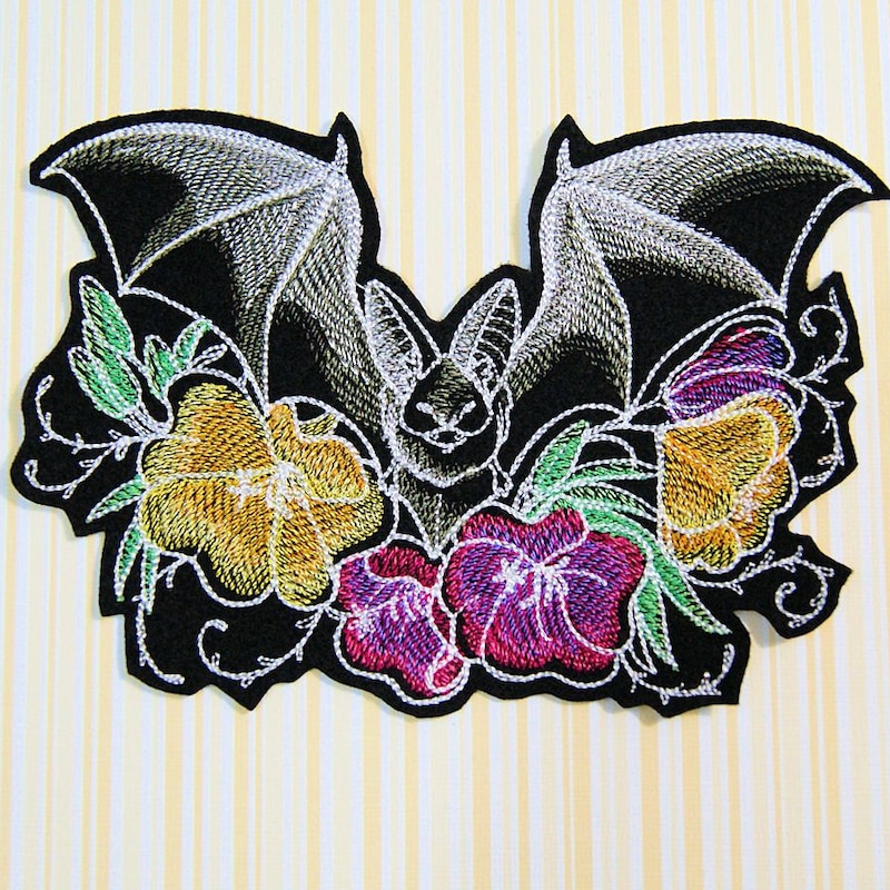 Bat Flower - Etsy