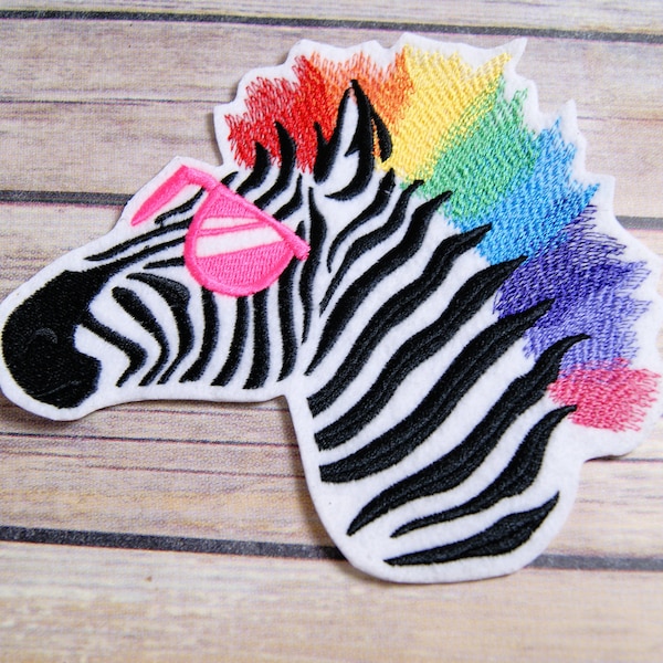 Zebra Applique - Etsy