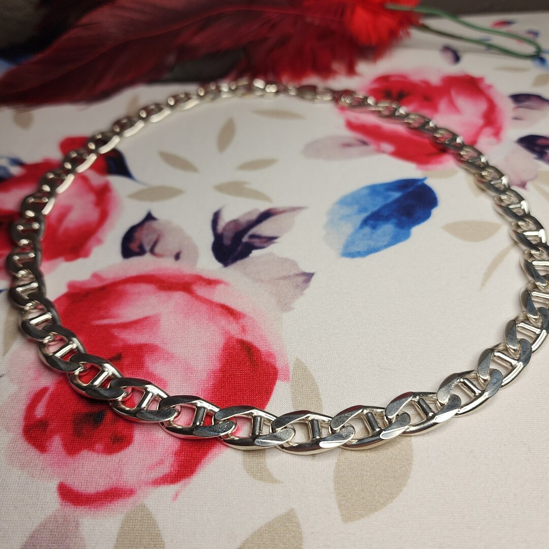 20" Sterling Silver Anchor Chain (st - 3794) - Etsy
