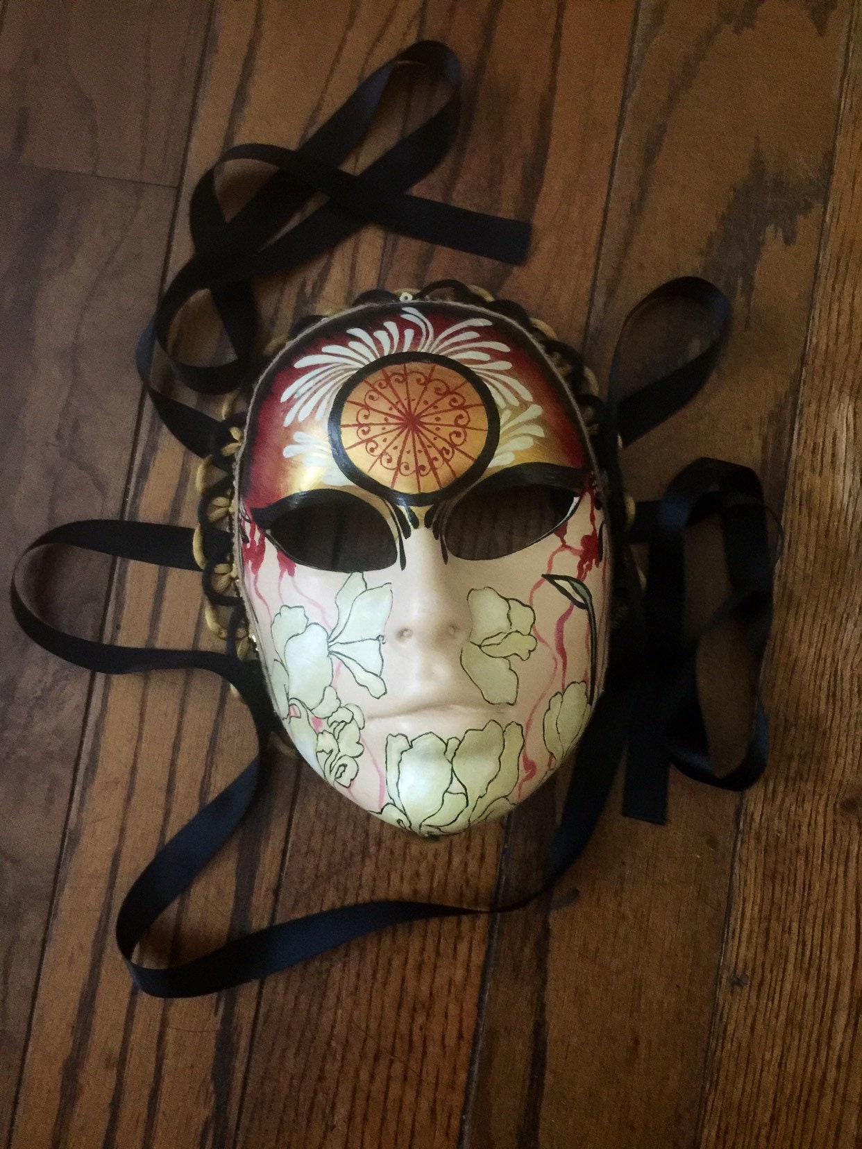 Kabuki Inspired Mask | Etsy