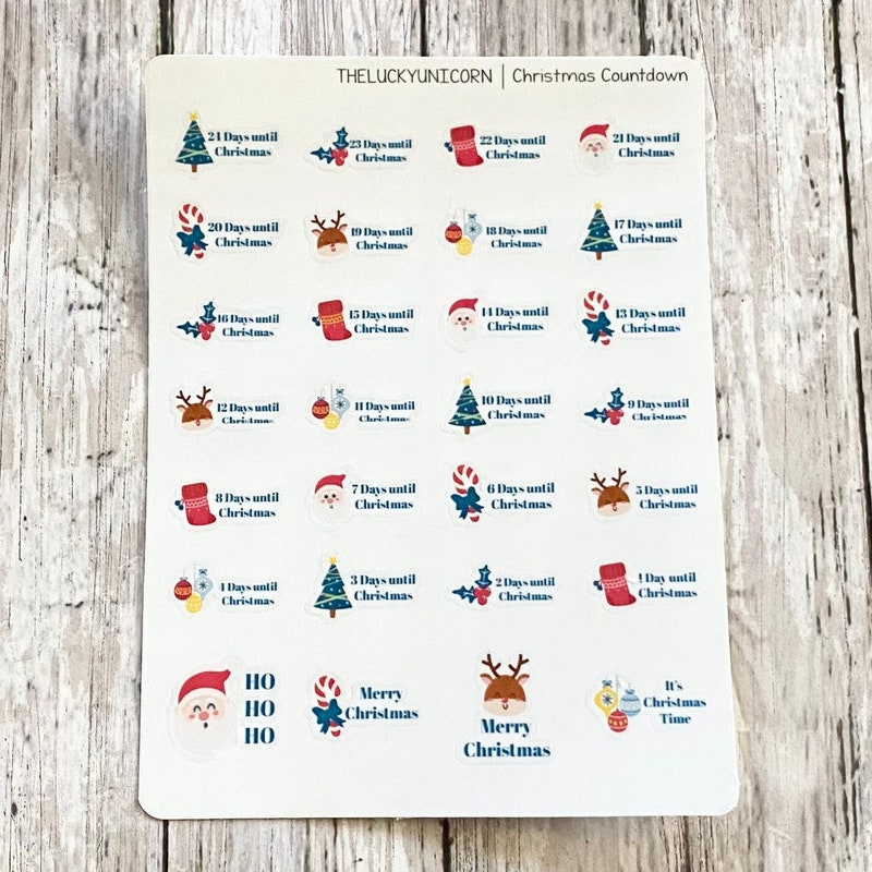 Christmas Stickers - Etsy