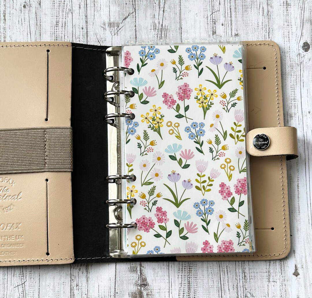 Wildflowers Planner Dashboard,boho Planner Inserts,floral Design ...