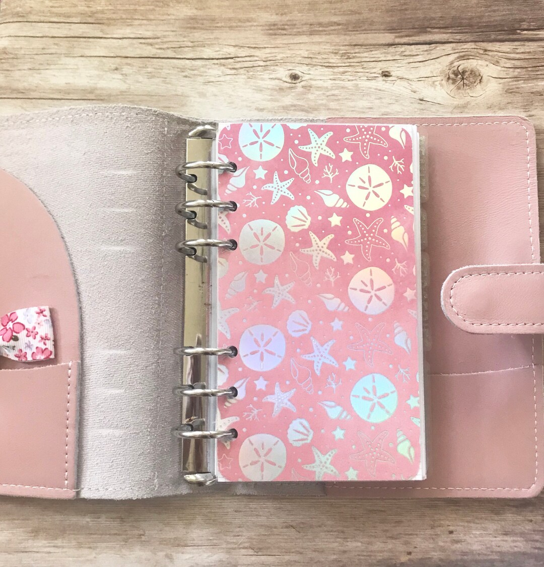 Summer Seashells Planner Dashboard, Filofax Personal, Kiki K Medium ...