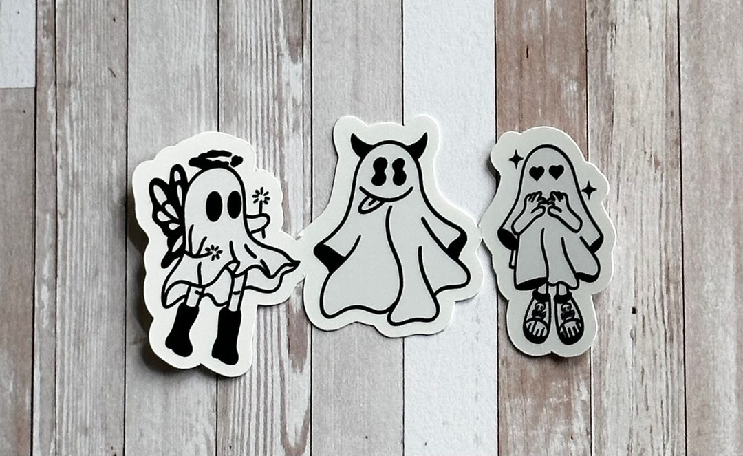 Halloween Ghost Family Sticker,halloween Planner Sticker, Spooky Season ...