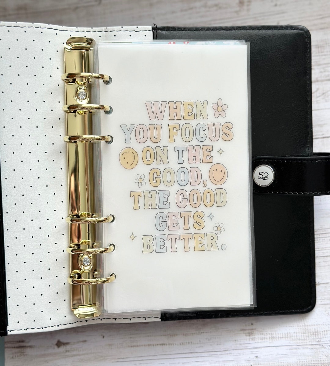 Positivity Planner Dashboard, Retro Vellum Planner Dashboard ...