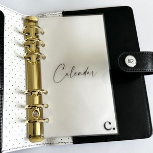 Custom Vellum Planner Dashboard, Personalized Planner Inserts, Calendar ...