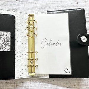Custom Vellum Planner Dashboard, Personalized Planner Inserts, Calendar ...