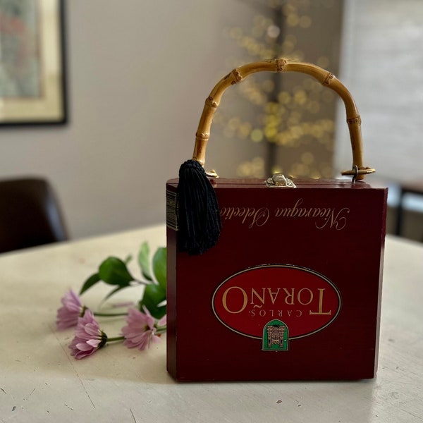 Vintage Box Purse - Etsy