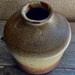 Heavy Vintage ASIAN Stoneware Vase / HAND MADE Asian Style Vase ...