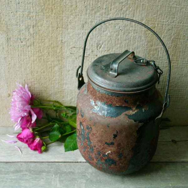Antique Milk Can - Etsy