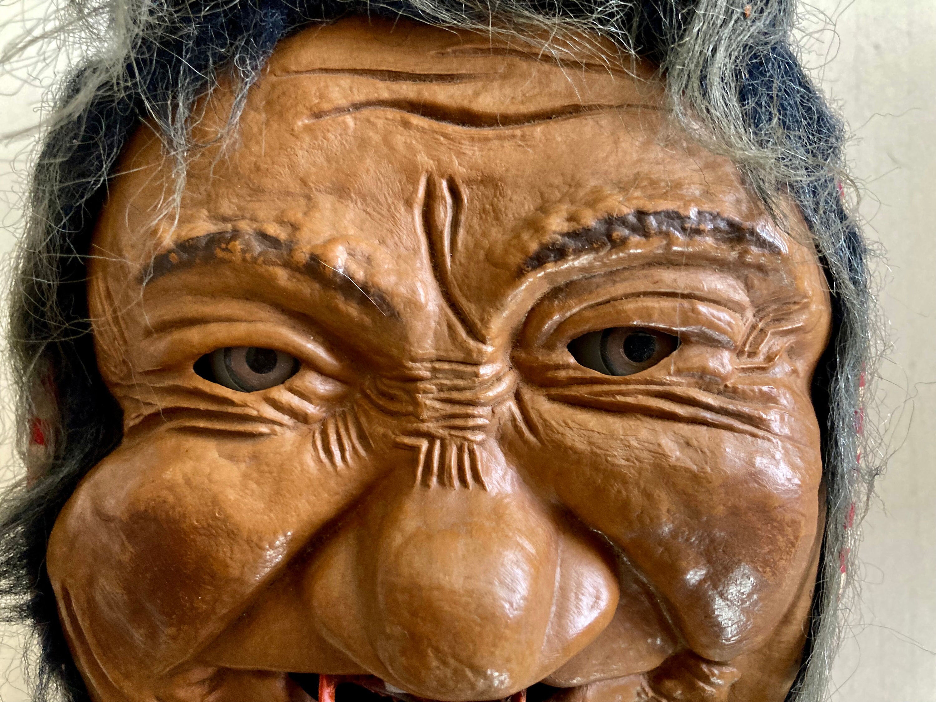 Original VINTAGE LAFFUN HEAD / Old Woman / 1970s / Not Working / Bibi ...