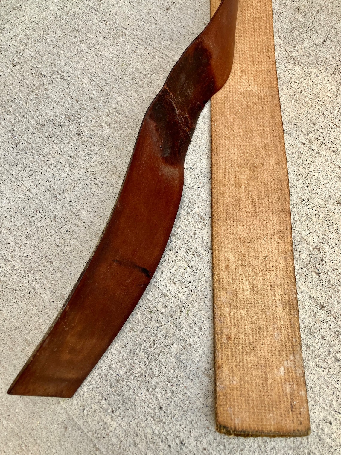 ANTIQUE LEATHER STROP / Antique Leather Razor Strop / Red Imp - Etsy