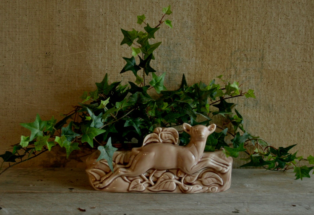 Antique TV LAMP / Phil-mar Deer Lamp / Vintage Lamp and Plant Stand/mid ...