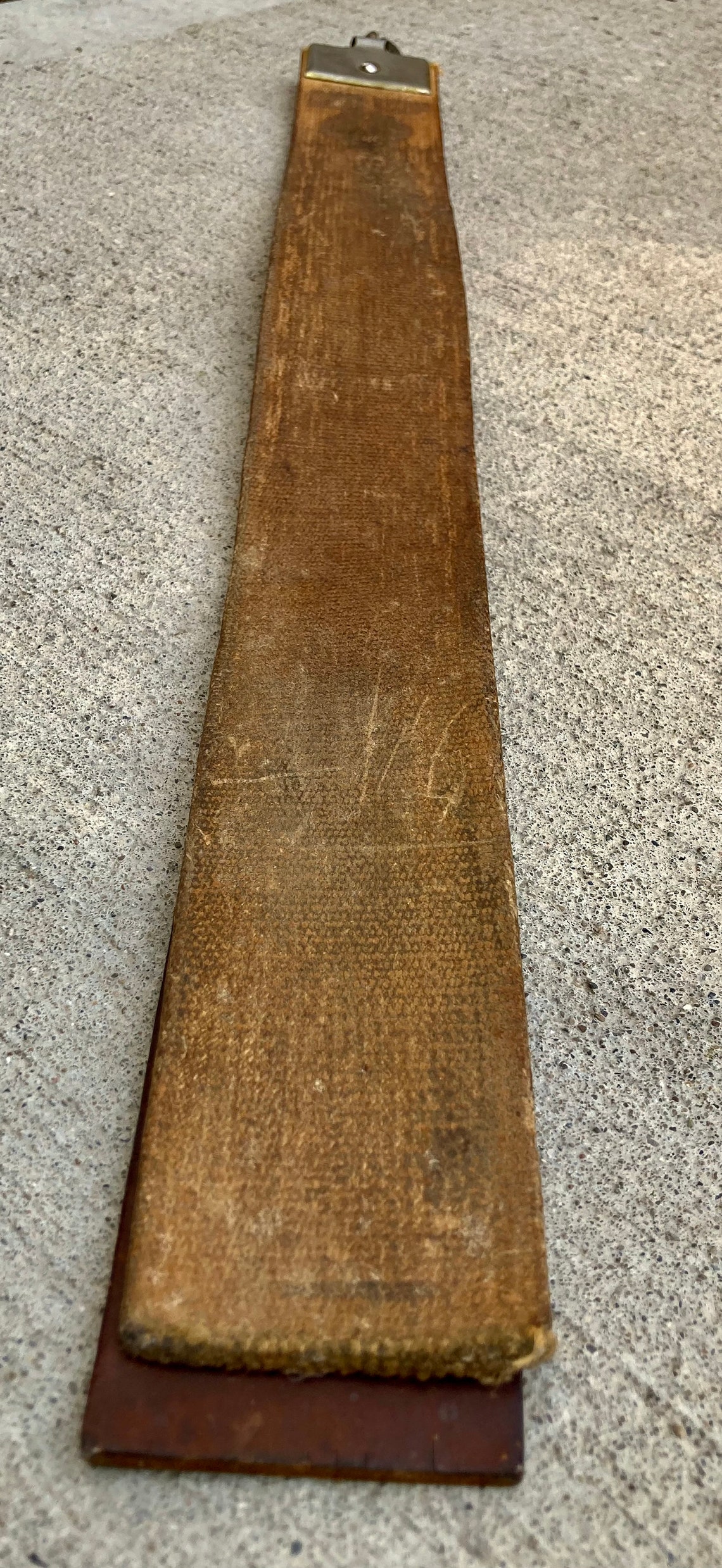 ANTIQUE LEATHER STROP / Antique Leather Razor Strop / Red Imp - Etsy