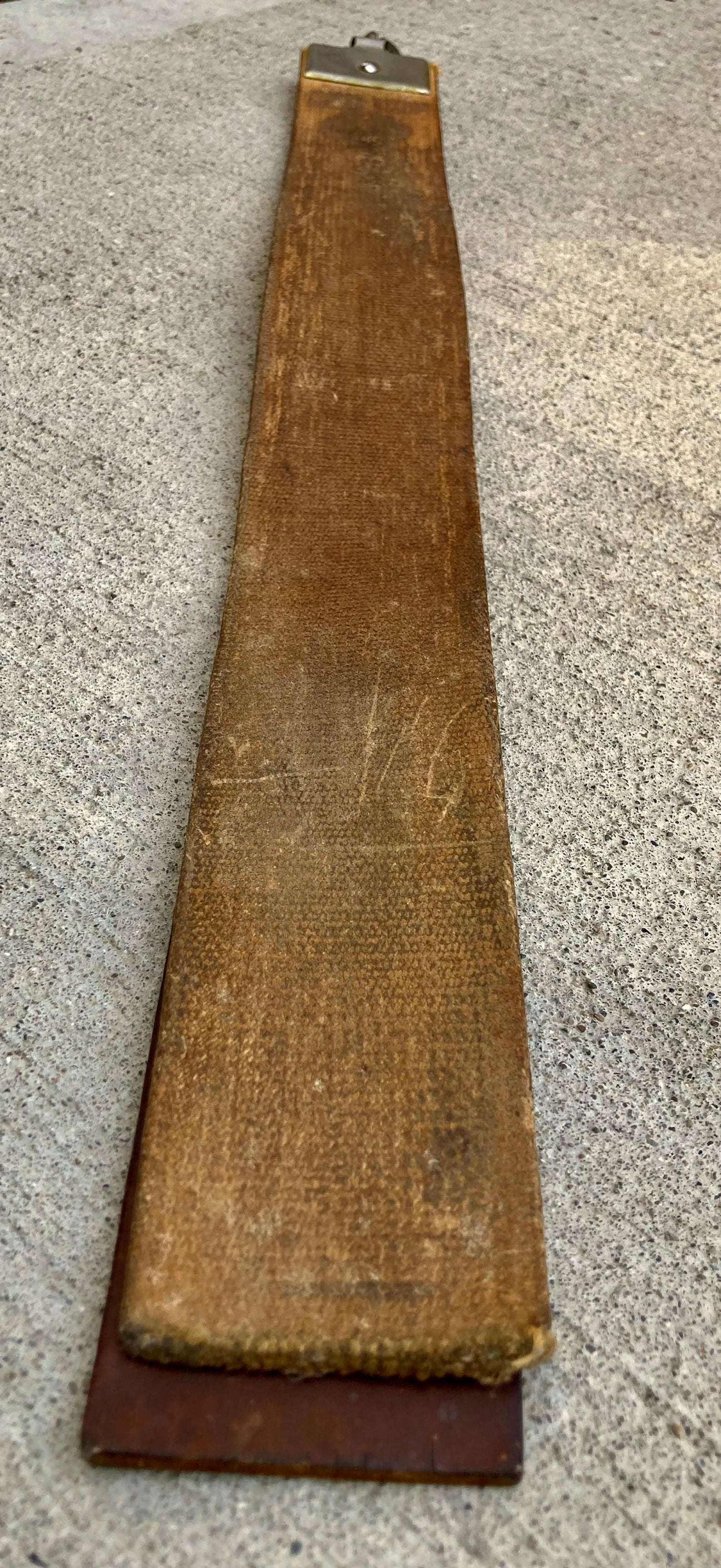 ANTIQUE LEATHER STROP / Antique Leather Razor Strop / Red Imp - Etsy