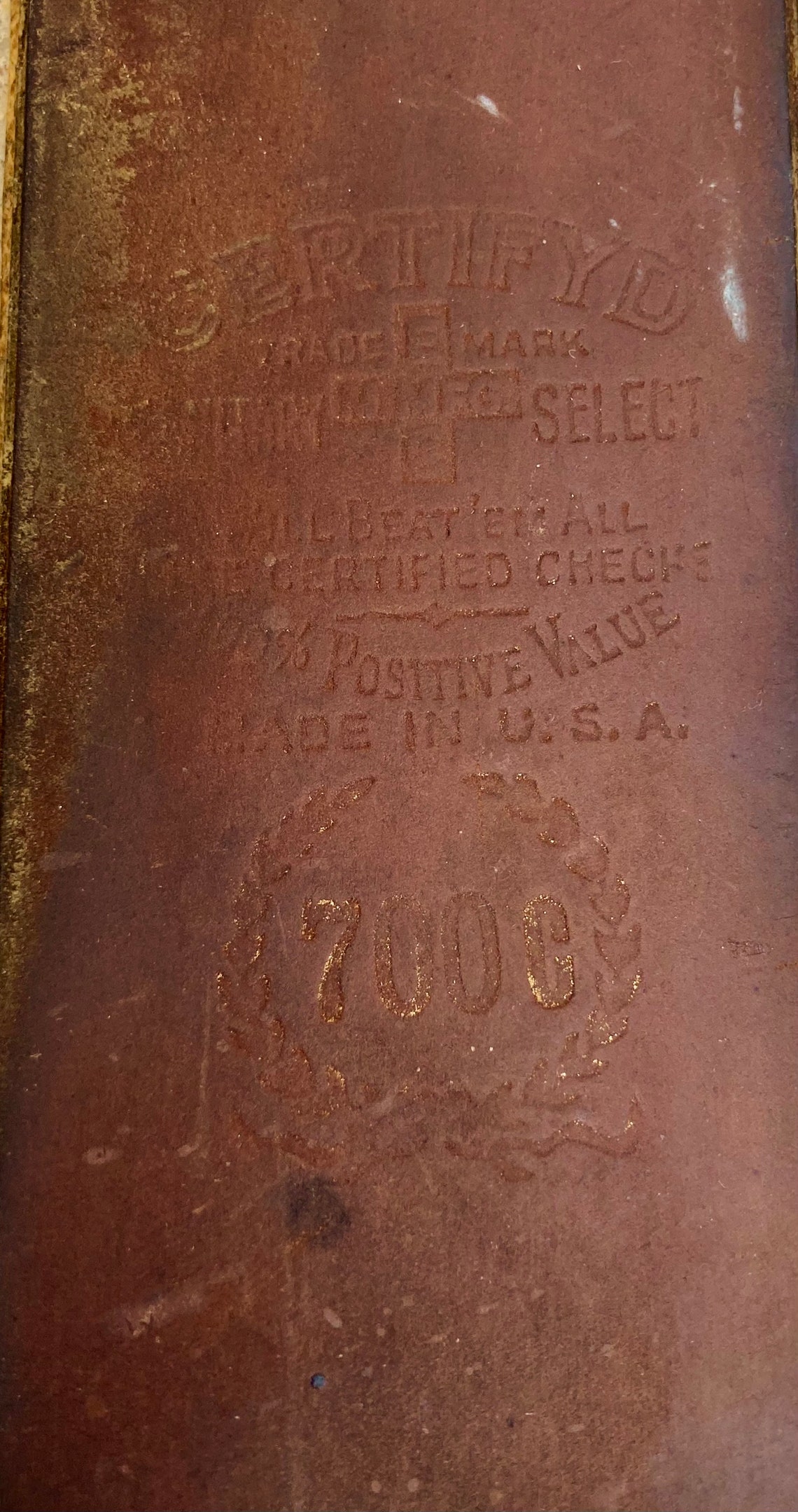 ANTIQUE LEATHER STROP / Antique Leather Razor Strop / Red Imp - Etsy