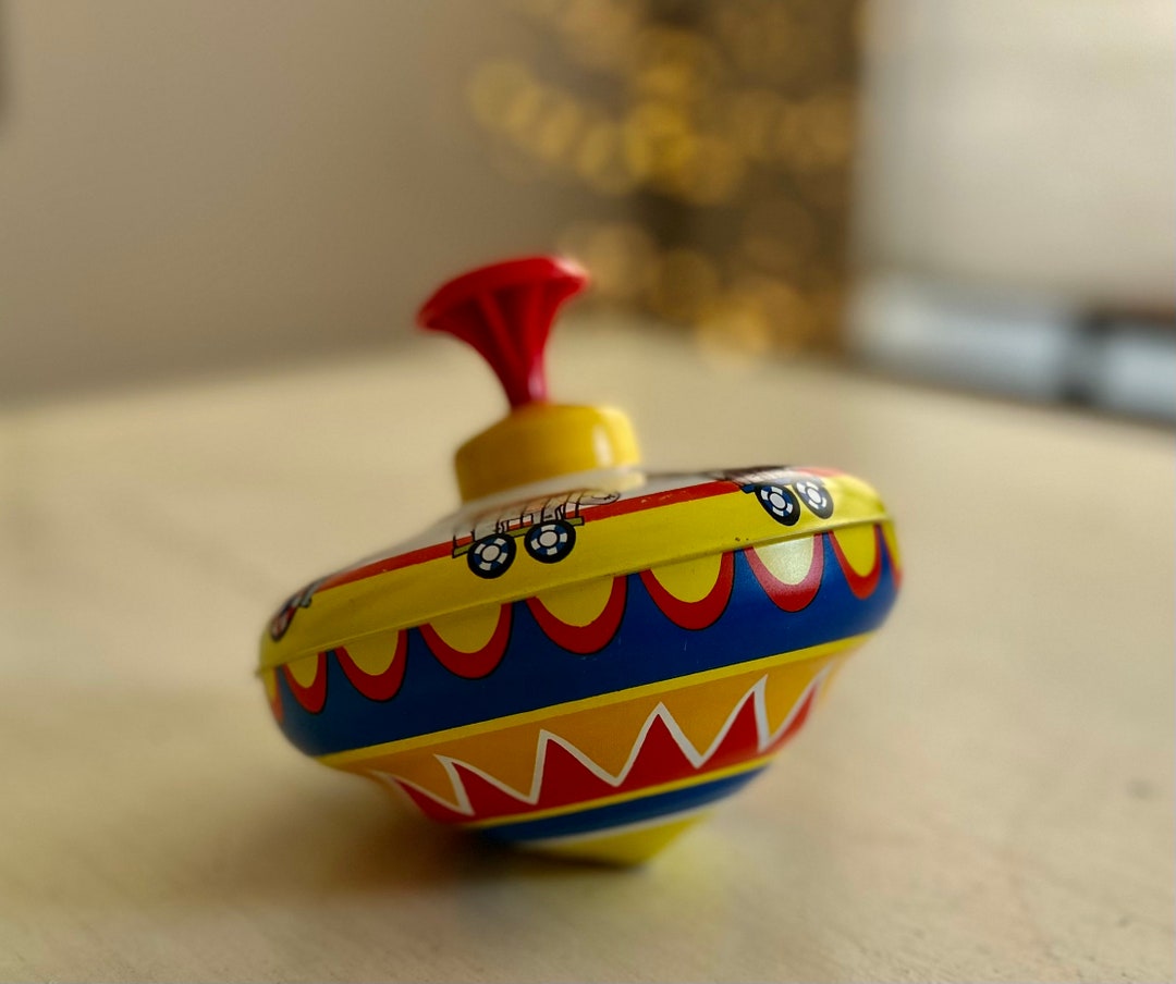 VINTAGE SPINNING TOP / Vintage Toy / 1950s Toy / Retro Toy / Ohio Art ...