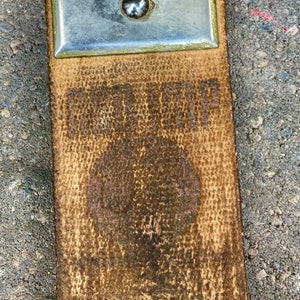 ANTIQUE LEATHER STROP / Antique Leather Razor Strop / Red Imp 700 ...