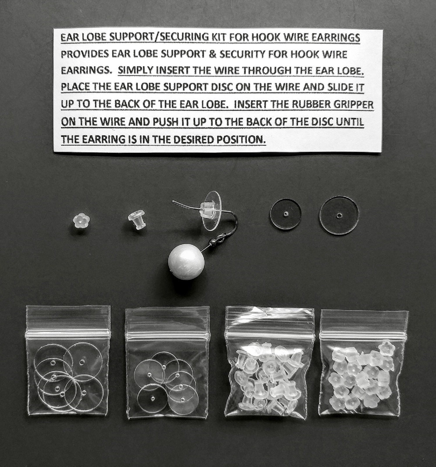 How to Stop Prevent French Hook Earrings From Leaning WITH Ear Lobe ...
