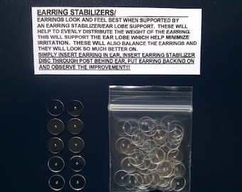 Fix Drooping Earrings Solves Droopy Earrings Rare Large - Etsy