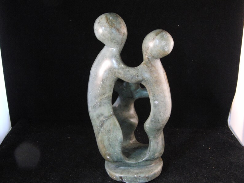 Family Stone Carved Figurine - Etsy