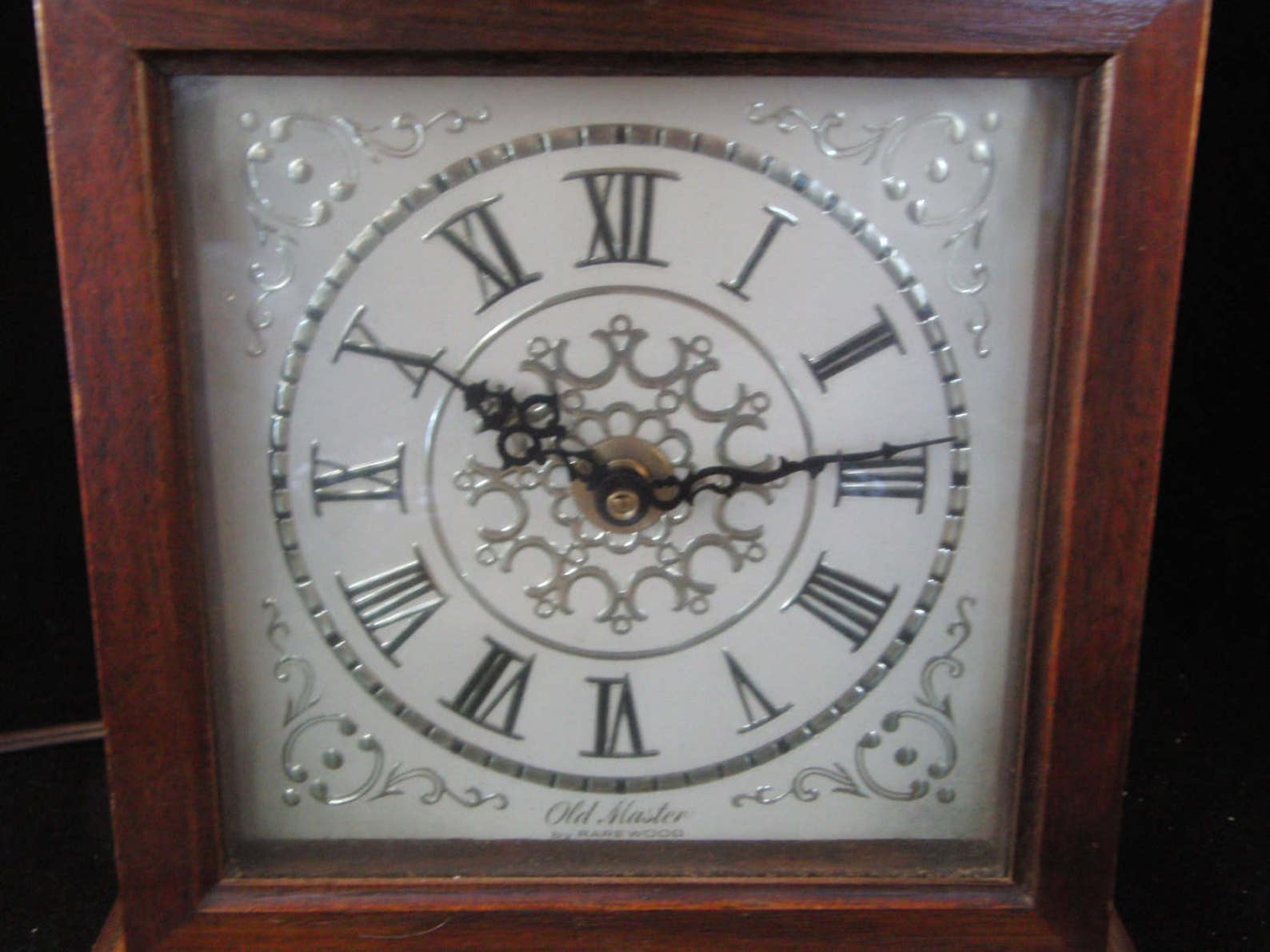 Vintage Old Master by Rarewood Mantel Clock - Etsy