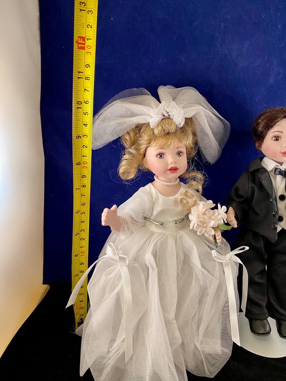 Bride and Groom Porcelain Dolls - Etsy