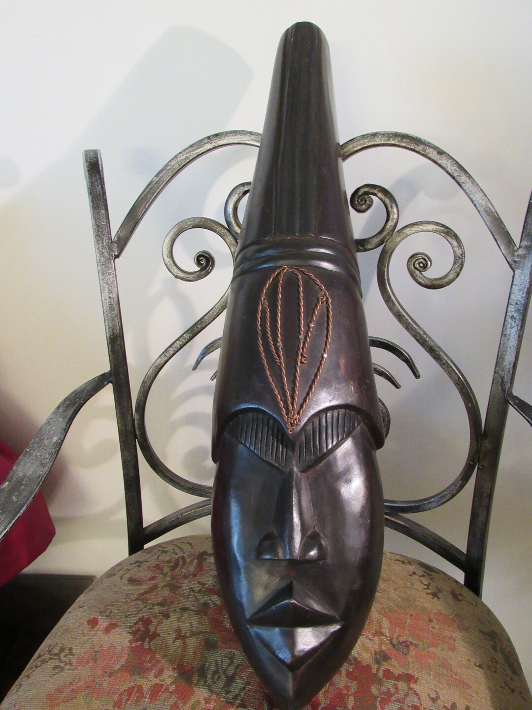 Large Wooden Carved Mask - Etsy