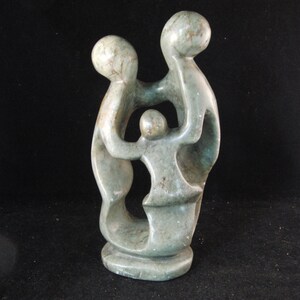 Family Stone Carved Figurine - Etsy